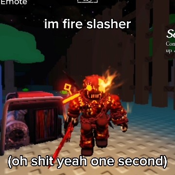 im fire slasher #roblox #forsaken #forsakenroblox #shorts - YouTube