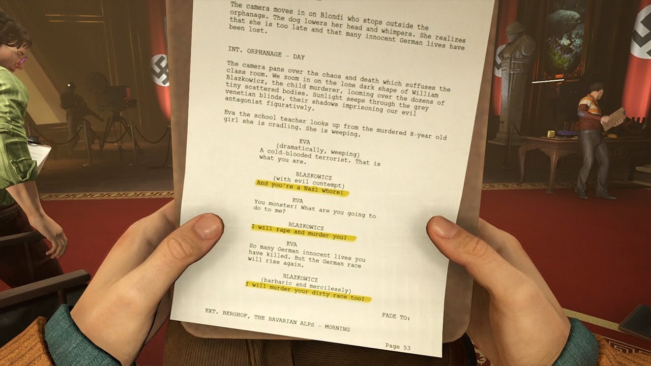 Preparing for Main Role in Terror-Billy Film - Wolfenstein 2 - YouTube