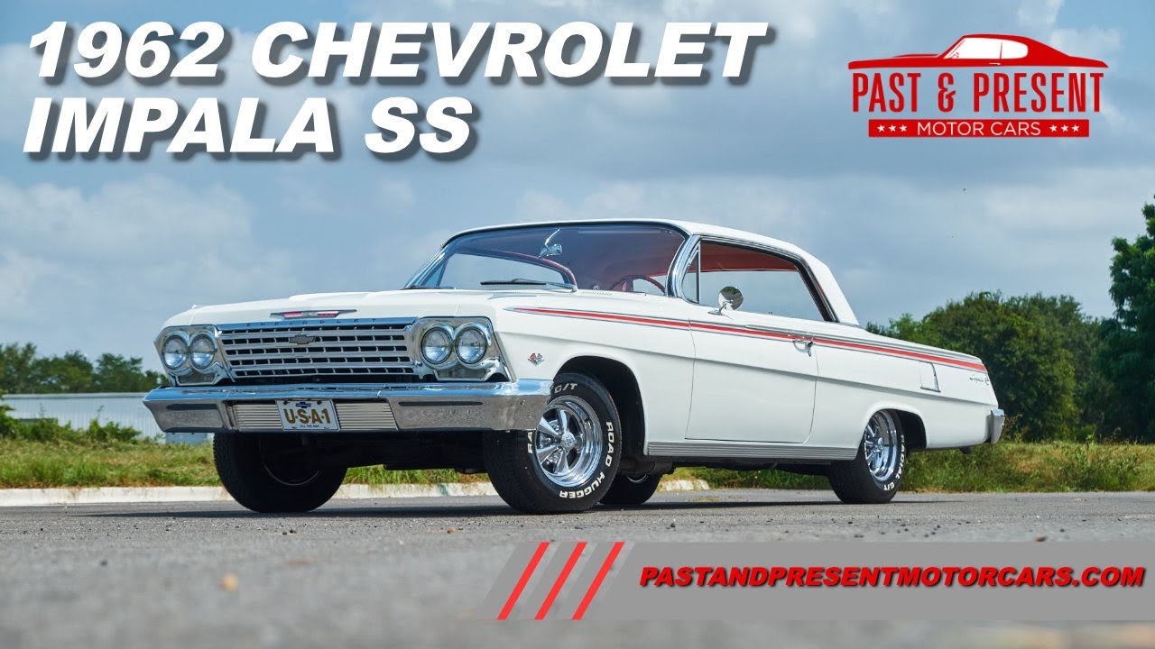 1962 Chevrolet Impala SS White 3 speed 254492 - YouTube