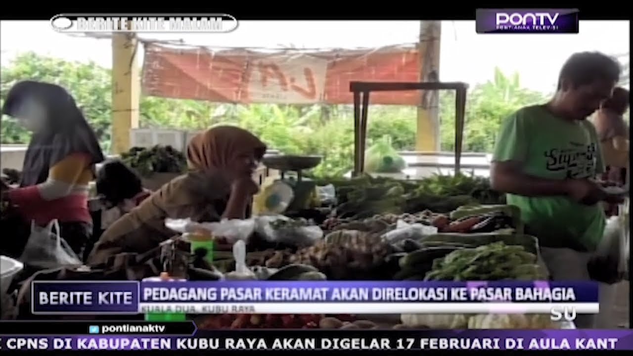 Pedagang Pasar Keramat Akan Direlokasi Ke Pasar Bahagia Youtube