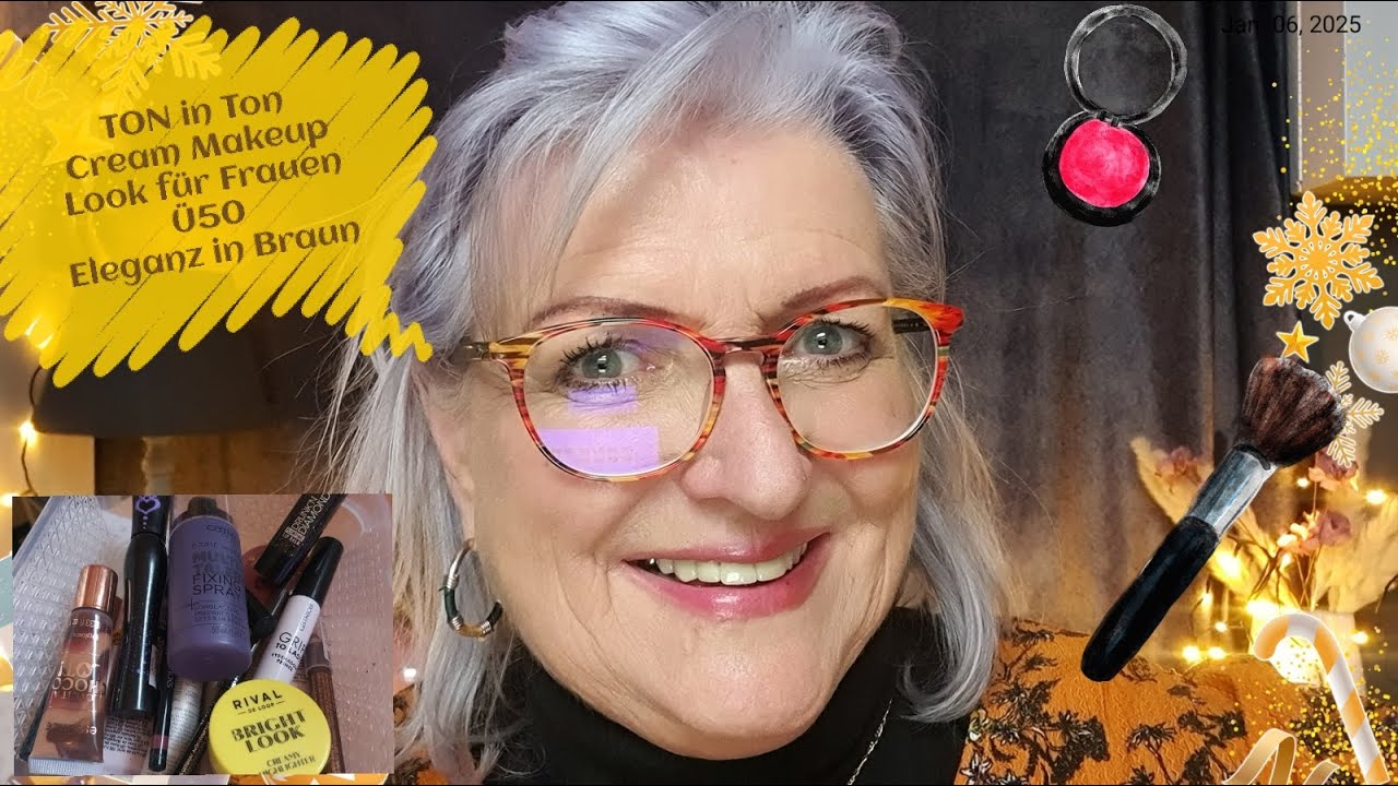 TON IN TON CREAM MAKEUP I LOOK FÜR FRAUEN Ü50 I ELEGANZ IN BRAUN I ...