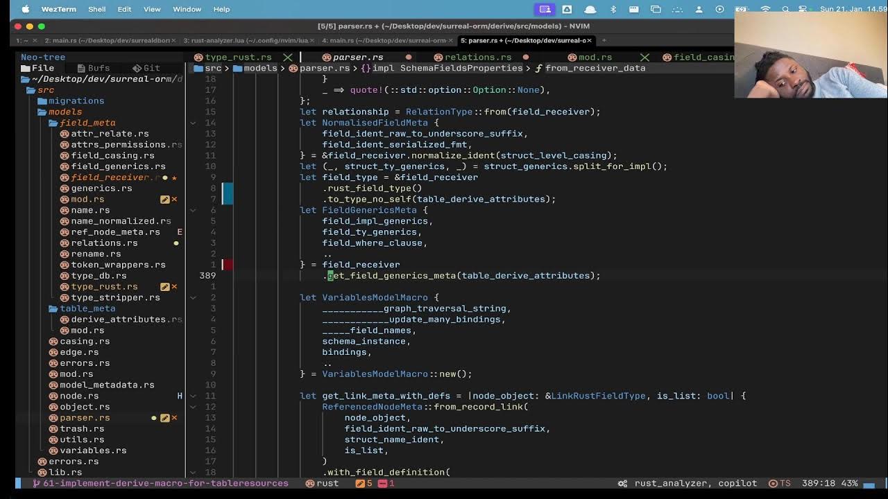 Metaprogramming In Rust Procedural Macros Surreal Orm Refactoring Ep 3 Youtube