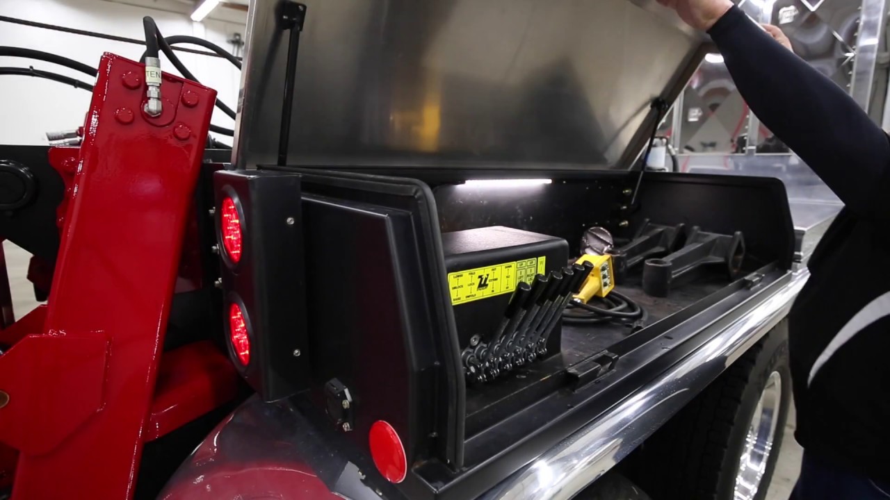 ZACKLIFT - Custom Gullwing toolboxes - YouTube
