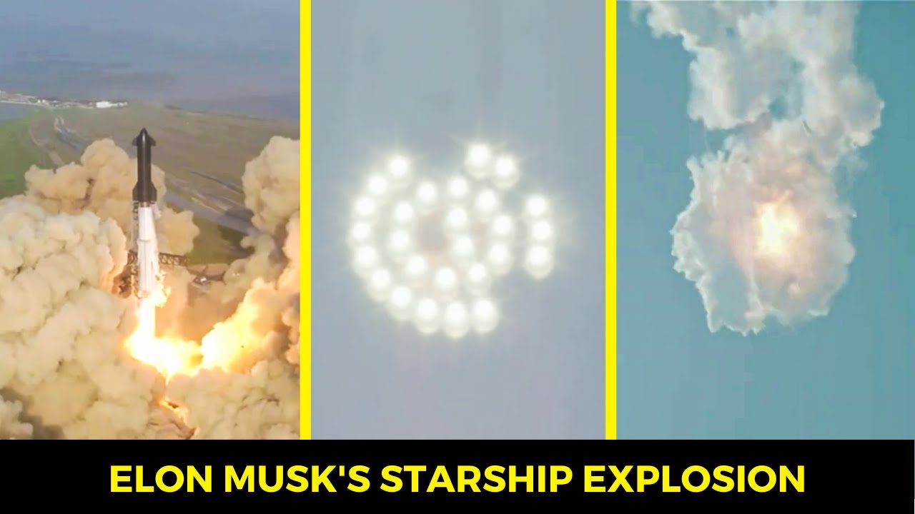Elon Musk's SpaceX Starship Explodes After Launch - YouTube