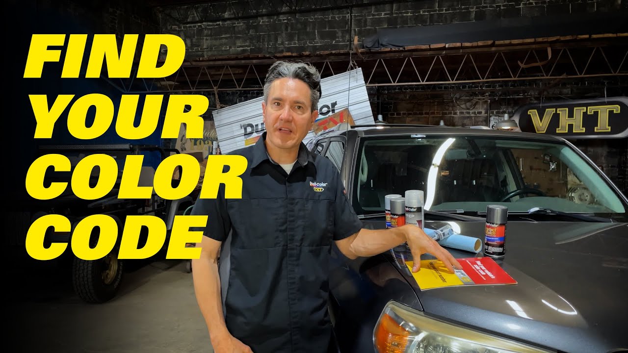 How to Find Your Color Code on Your Vehicle - YouTube