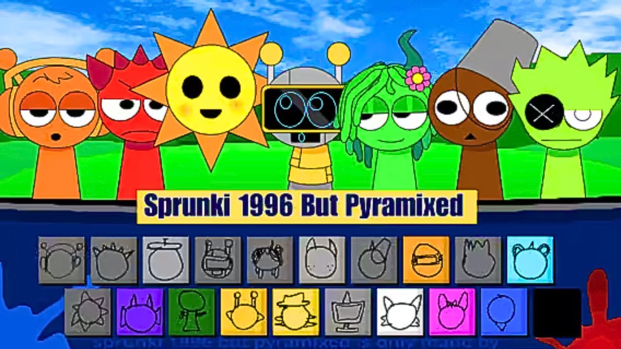 The Best Old Mod - Sprunki 1996 But Pyramixed - YouTube