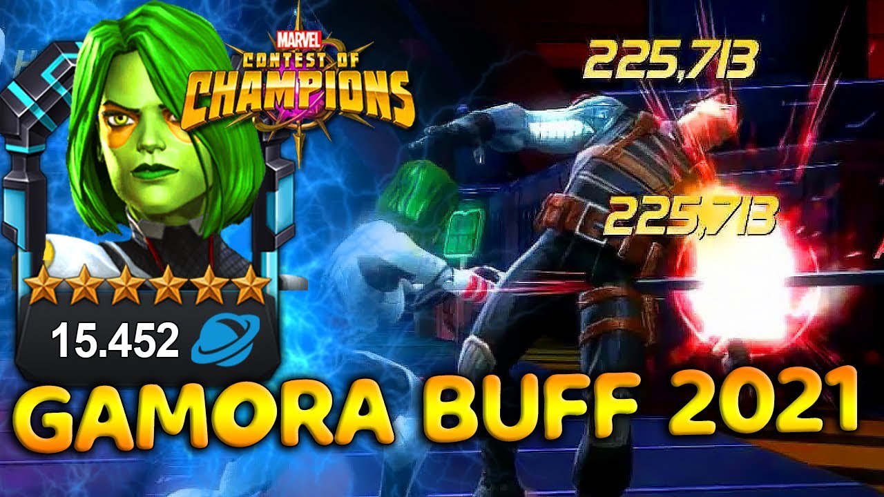 MCOC GAMORA BUFF - MARVEL ŞAMPİYONLAR TURNUVASI GAMORA BUFF - YouTube