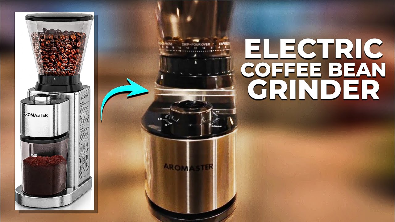 24 Settings On The Aromaster Burr Coffee Grinder Are Perfect - YouTube