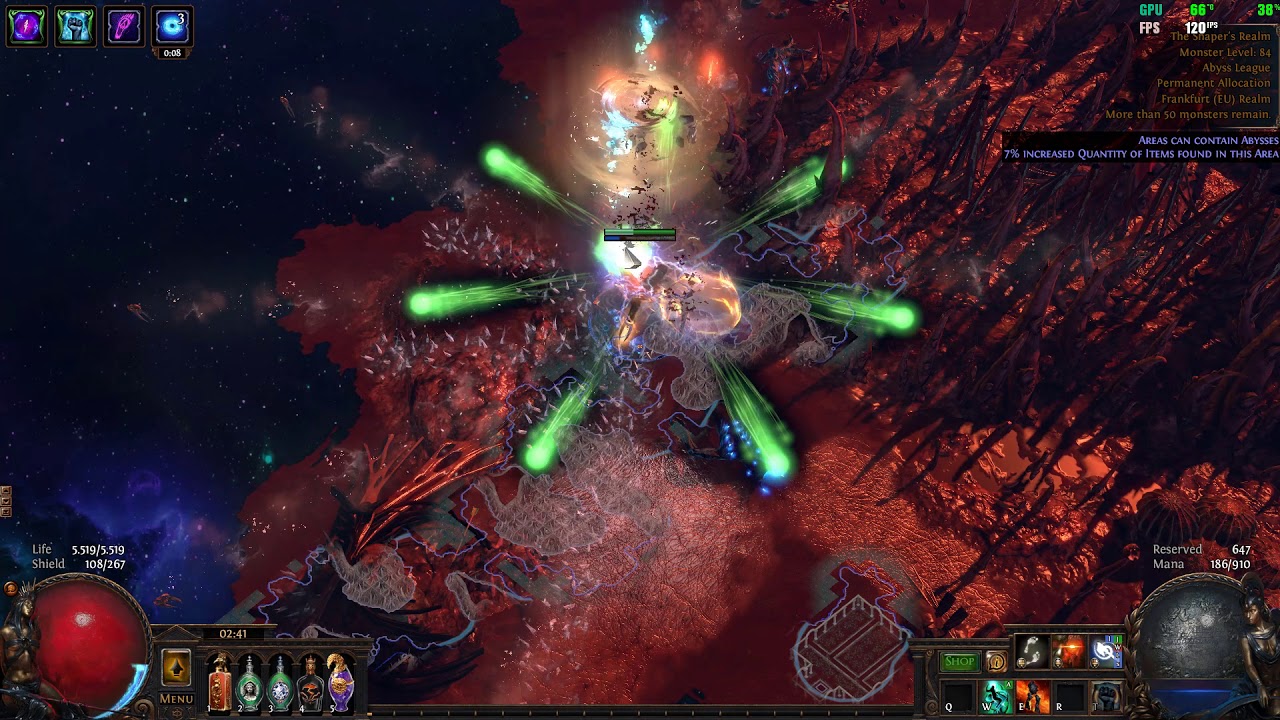 Path of Exile 3.1 Abyss League: Full Shaper Run (Spectral Throw Build ...