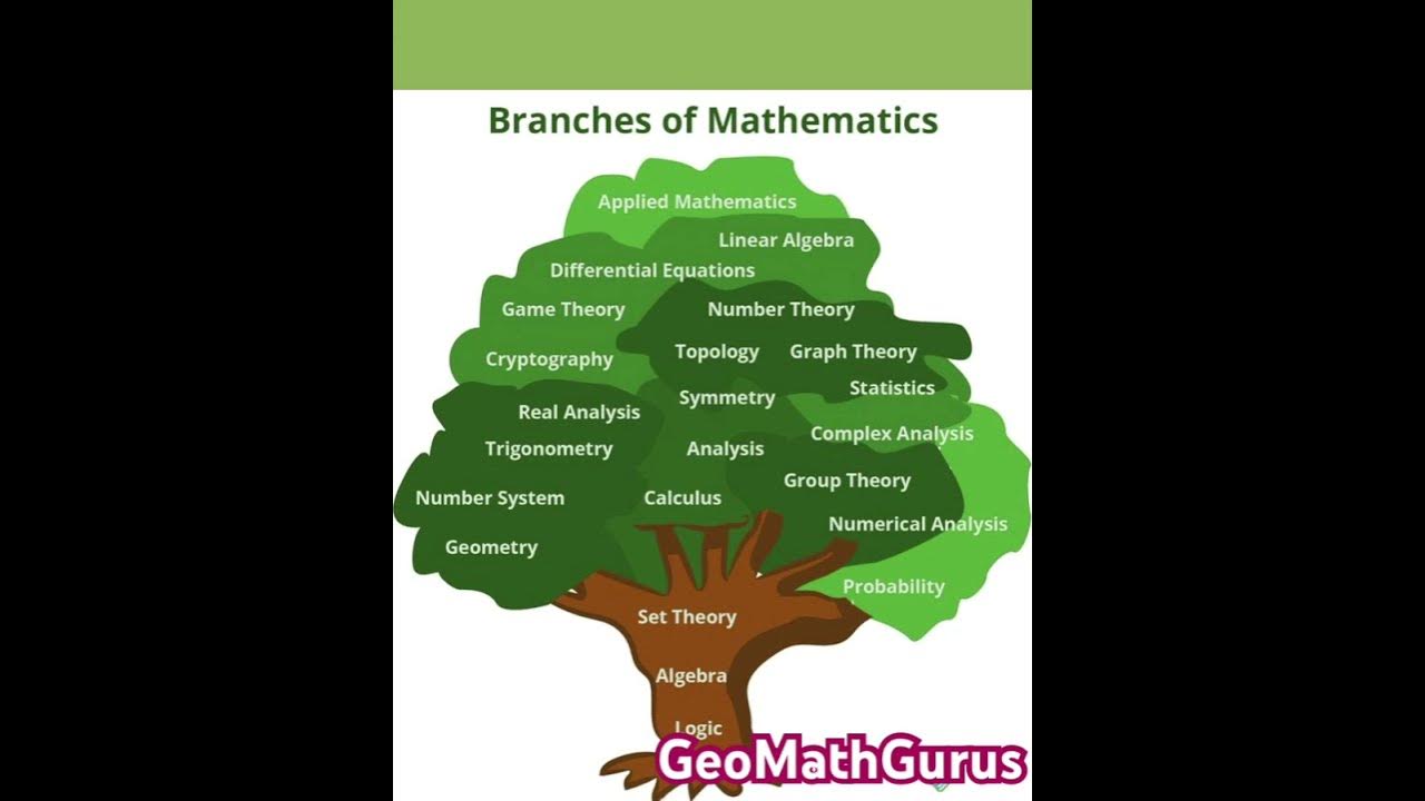 Branches of mathematics | tree of mathematics | mathematics - YouTube