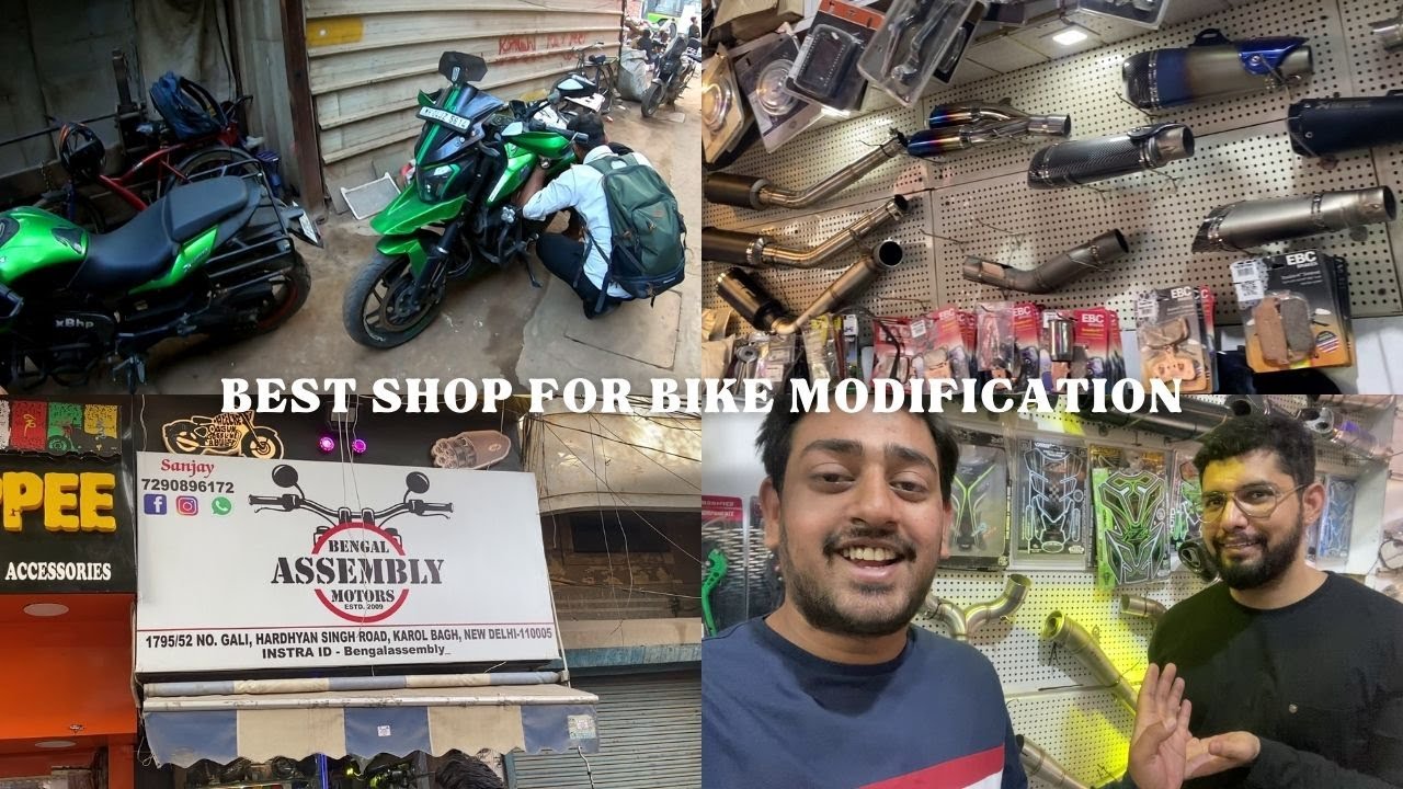 TRUSTED Bike modification shop in karol bagh 🔥| Dominar400 ready to ...