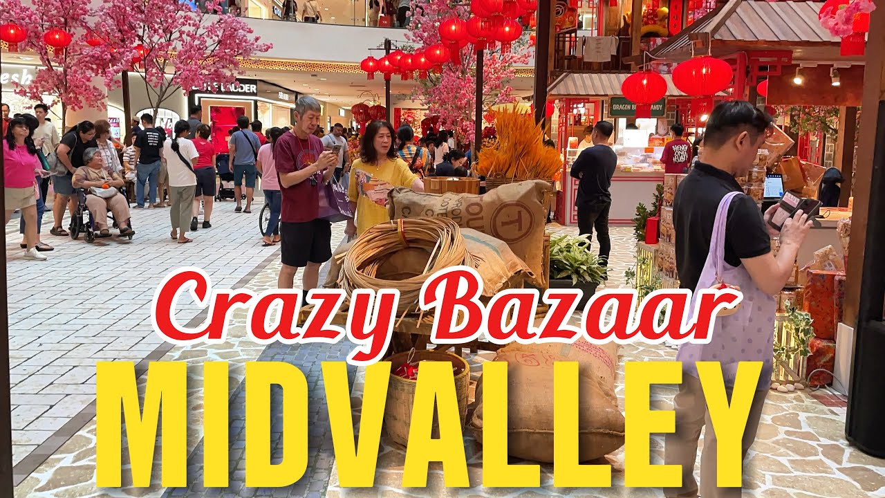 CNY Bazaar Vibes At Mid Valley Megamall 🇲🇾 | Acrobatic Music Event 😱🔥😳 ...