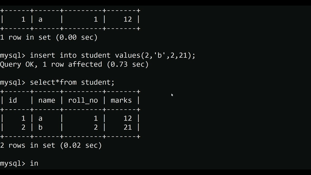 How To Insert Value In MySQL Table YouTube How To Insert Value In MySQL Table YouTube