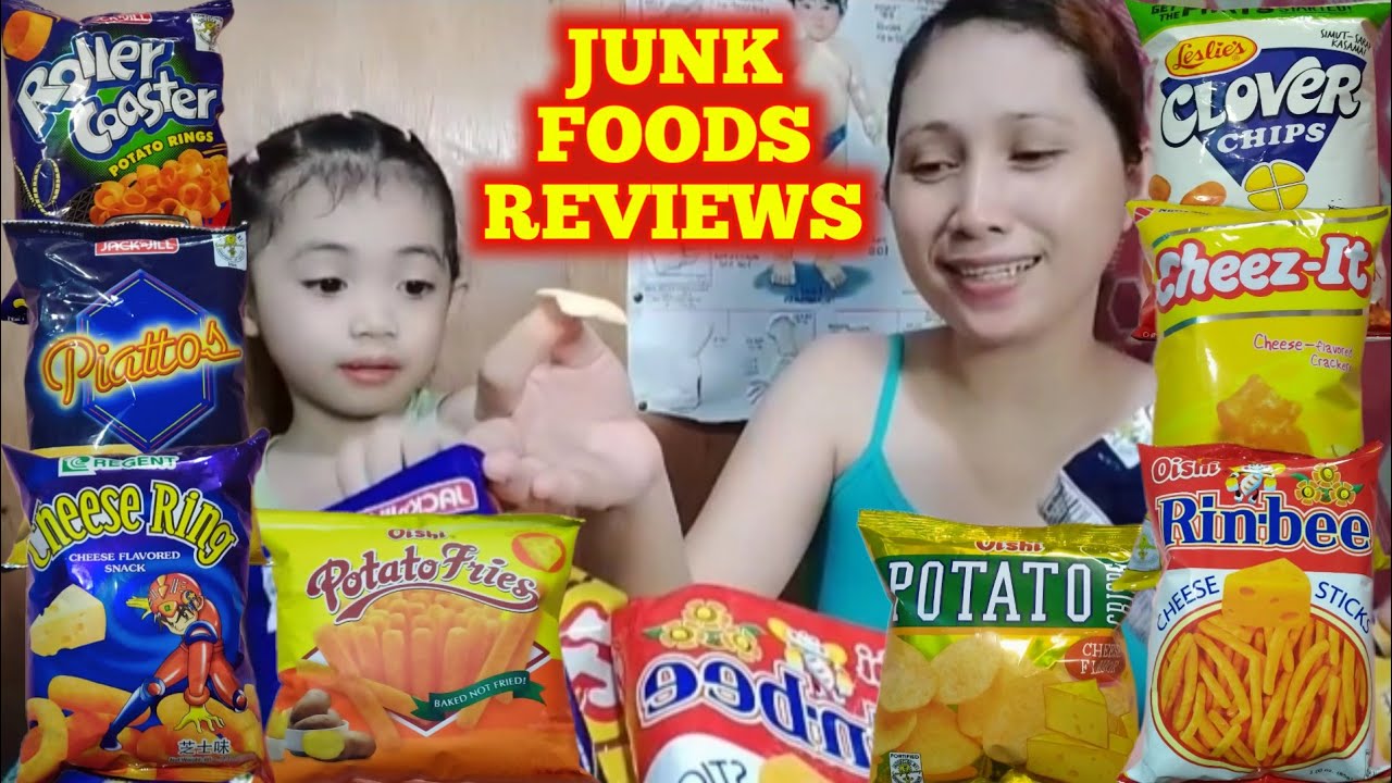 #JUNK FOODS REVIEWS||FOOD REVIEW OF DIFFERENT JUNK FOOD PRODUCT CHEESE ...