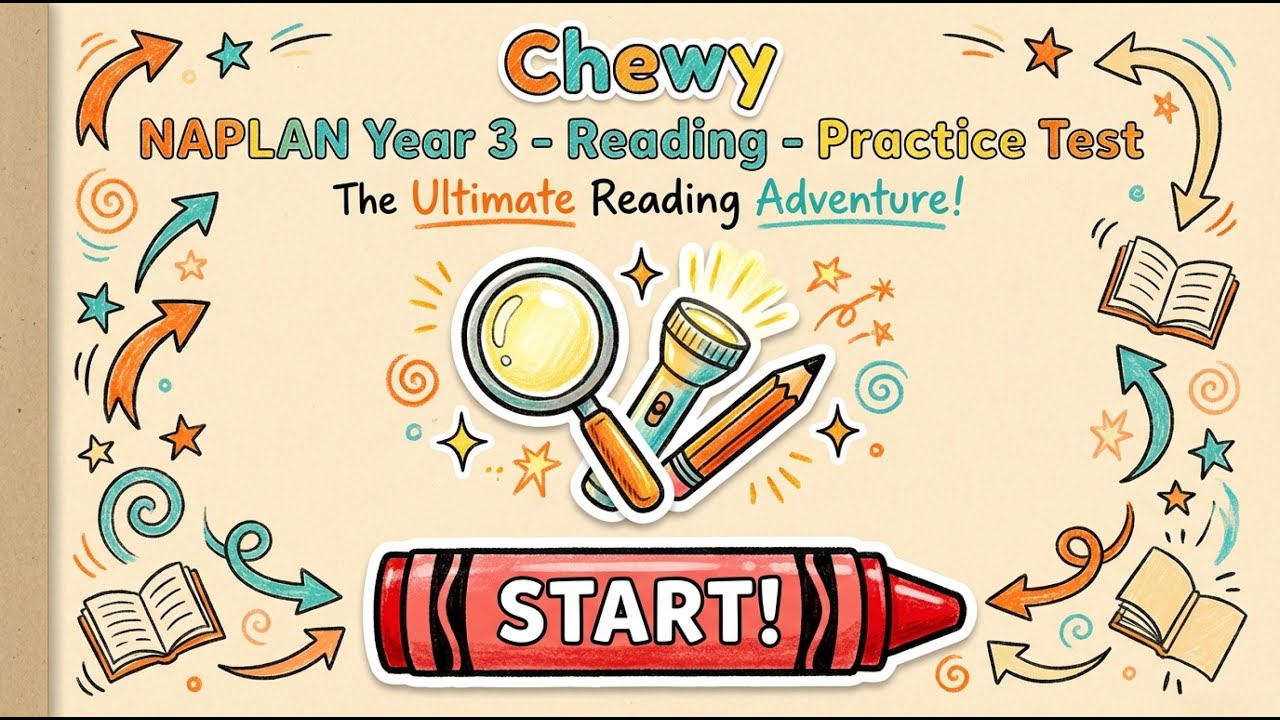 NAPLAN Year 3 Reading! Practice Test - 40 Questions with Answers ...