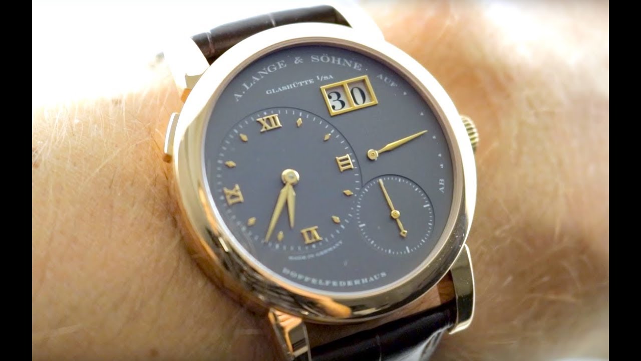 A. Lange & Sohne Lange 1 101.033 Lange Uhren (Watch) Review - YouTube