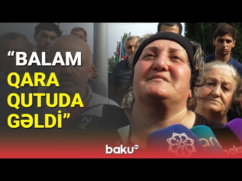 Həlak olan hərbçi Əli Nağıyev dəfn edildi | Gəncədən ürəkdağlayan görüntülər