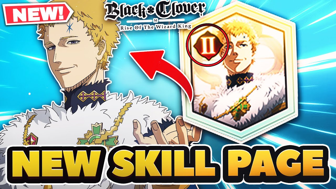 JULIUS IS GETTING A NEW SKILL PAGE! NEW BUFF INCOMING! | Black Clover ...