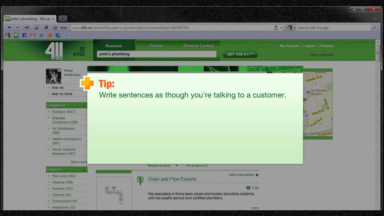 How to Market Your Business on 411.ca - Grab Attention Strategy 1 - YouTube