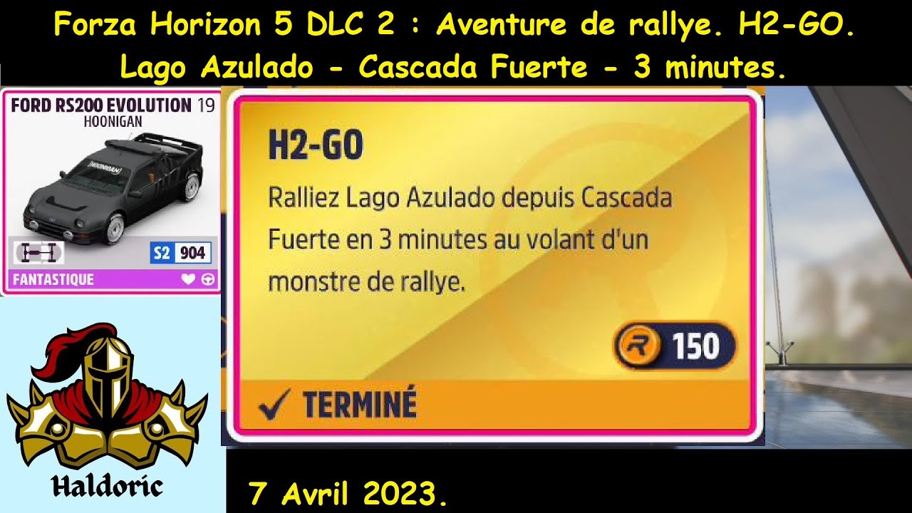 Forza Horizon 5 (FH5) DLC 2 : Aventure de rallye. H2-GO. Lago Azulado ...