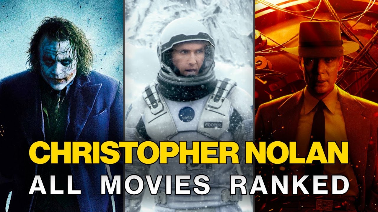 Christopher Nolan- All Movies Ranked - YouTube