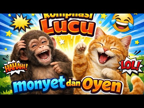 KOMPILASI‼️lucu OYEN dan MONYET😂