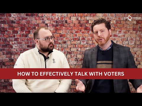 How to Effectively Talk with Voters