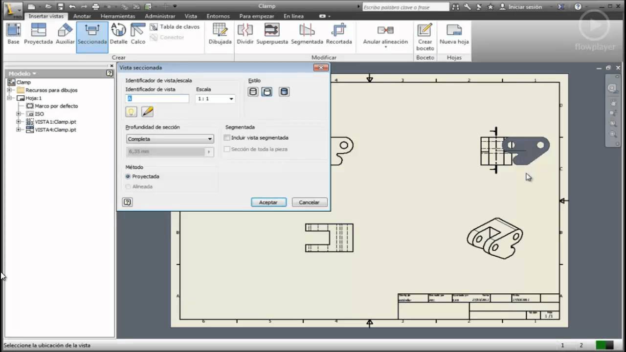 Inventor-Creación de un dibujo - YouTube
