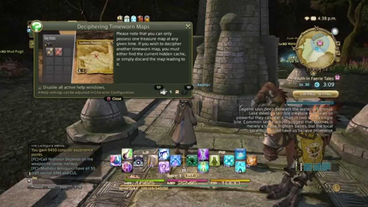 FF 14 Treiya Seven'springs *\ Part 767 Deciphering Timeworn Maps - YouTube