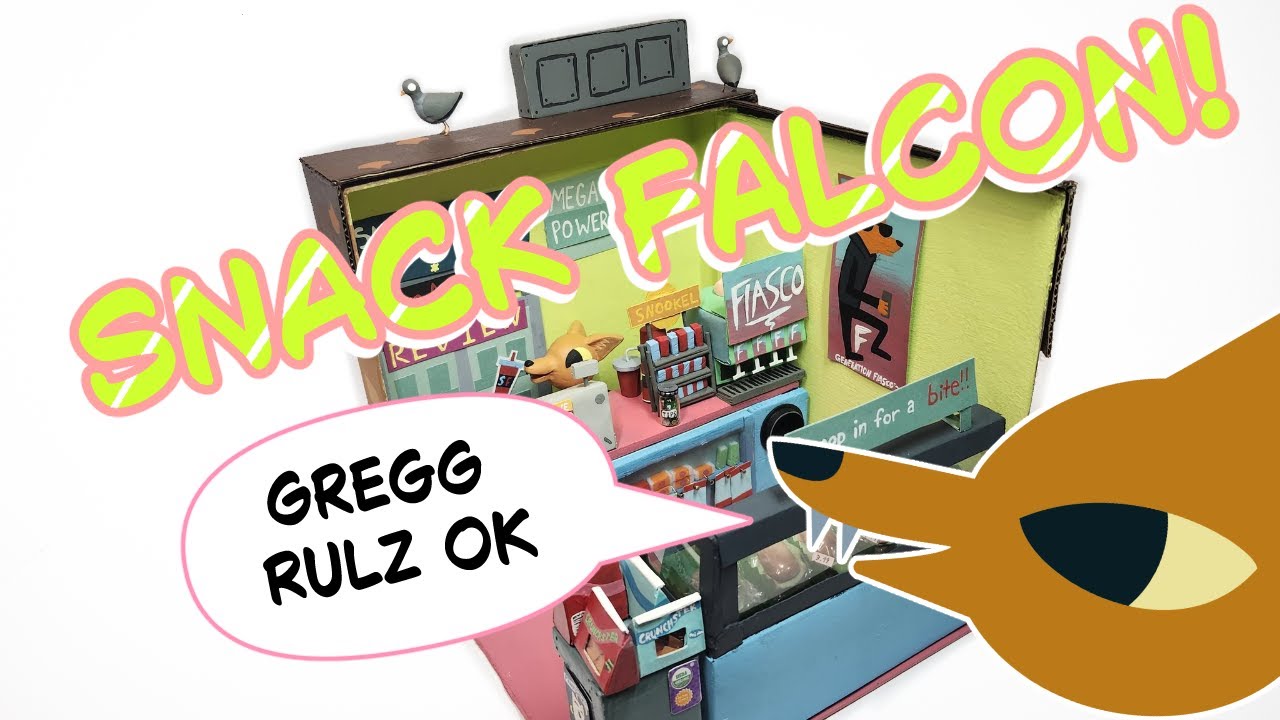 I crafted a Miniature SNACK FALCON from NIGHT IN THE WOODS! - YouTube