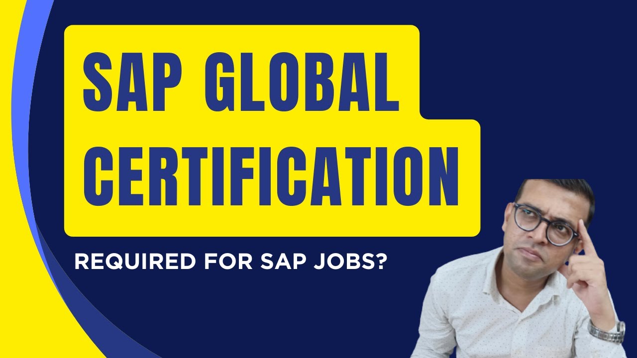 SAP Consultant after Clear Global Certificate Exam | Is It Global ...