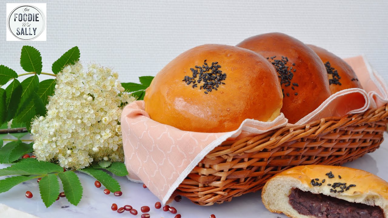 Azuki Bean Bun | 紅豆麵包 ｜ Anpan | 中種法 ｜ENG SUB 中文字幕 - YouTube