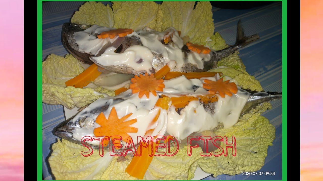 How to Cook Steam Fish || Ate Rose food channel - YouTube