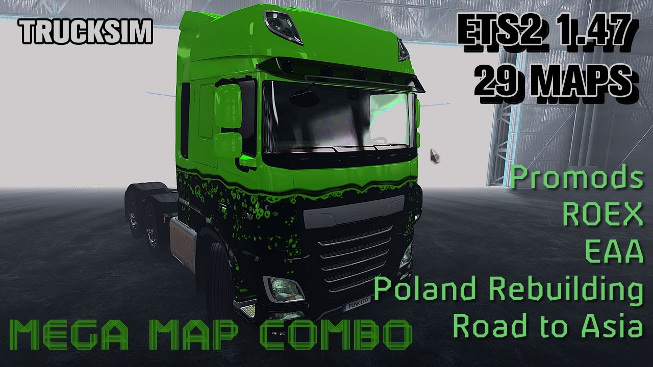 Mega 29 Maps Combo for ETS2 1.47 – with Promods, Roex, Poland ...