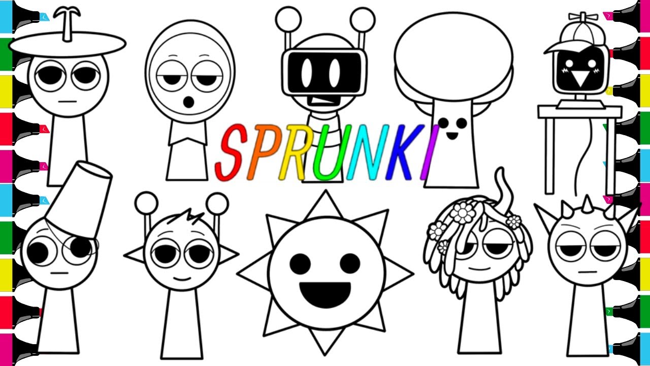 Incredibox Sprunki New Coloring Pages / How to Color Sprunki Original ...