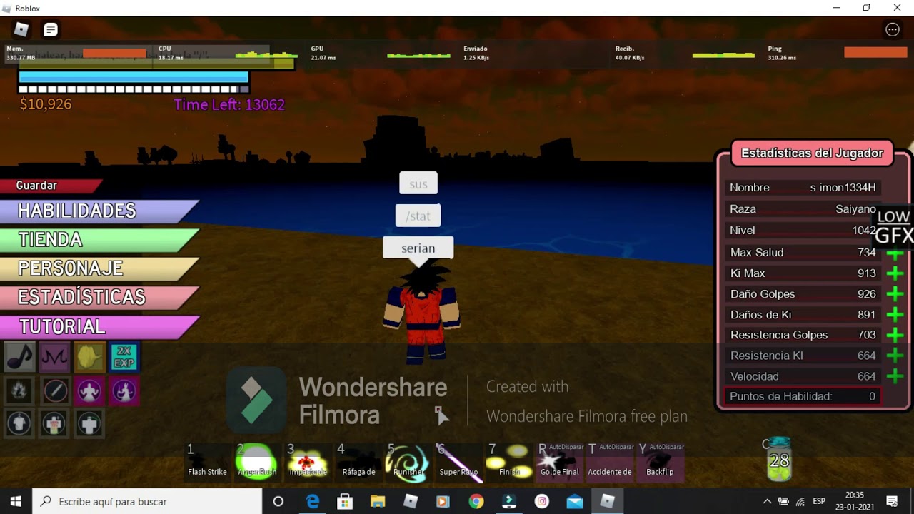 a que nivel hacer rebirth un saiyan en final stand #roblox - YouTube