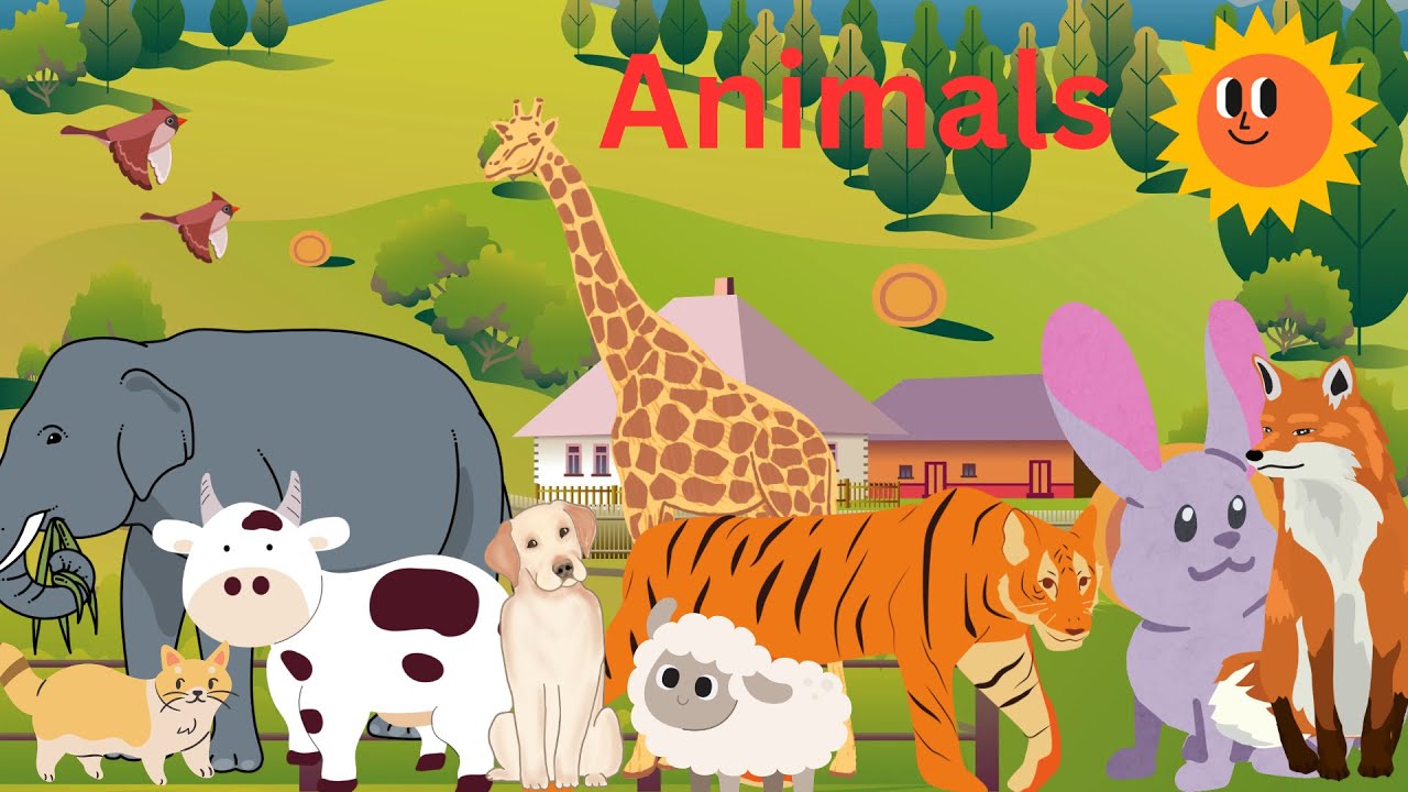 Animal Names for Kids l Learn Animal Names l Animal Names in English ...