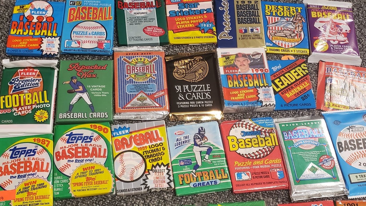 Live Baseball Blast: Opening Random Junk Wax Packs From The 80s & 90s