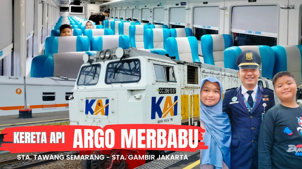 REVIEW TERBARU, KA ARGO MERBABU SEMARANG TAWANG - GAMBIR JAKARTA - YouTube