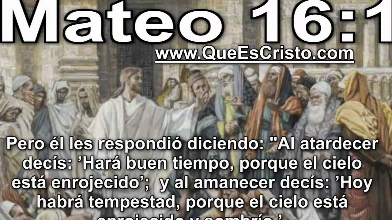 Mateo 16:1 Cristo Jesus en Biblia|Parabola TV Jesus Cristo Mateo 16:1 ...