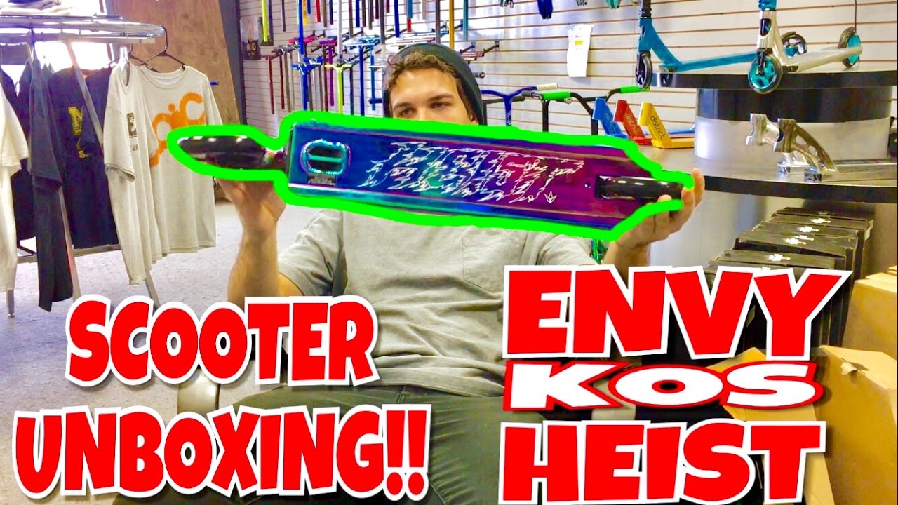 SCOOTER UNBOXING! ENVY SCOOTERS S4 HEIST COMPLETE - YouTube