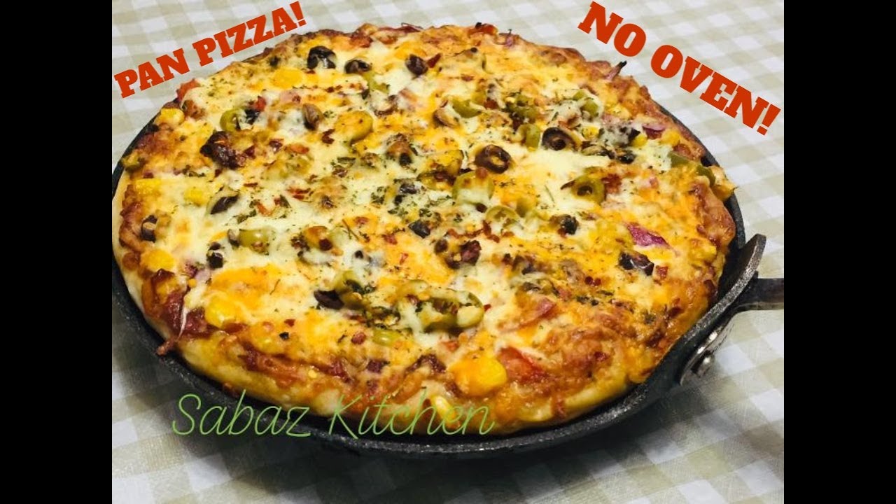 Pan Pizza | Perfect Homemade Pan Pizza | How to make Best Pan Pizza at ...