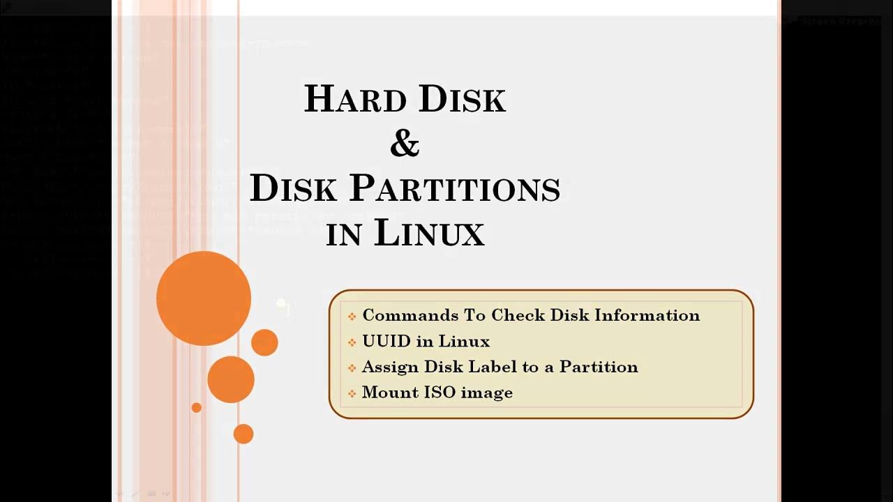 Disk & Partition information in Linux | Disk Partition in Linux | An Introduction to Disk ...