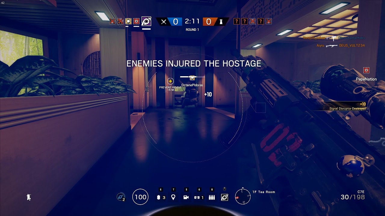 R6 Hostage Gassed - YouTube