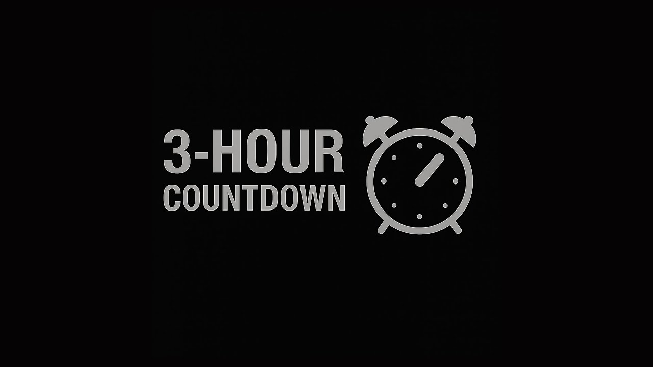 3 Hour Alarm Countdown Timer ⏱️| Loud Alarm - YouTube