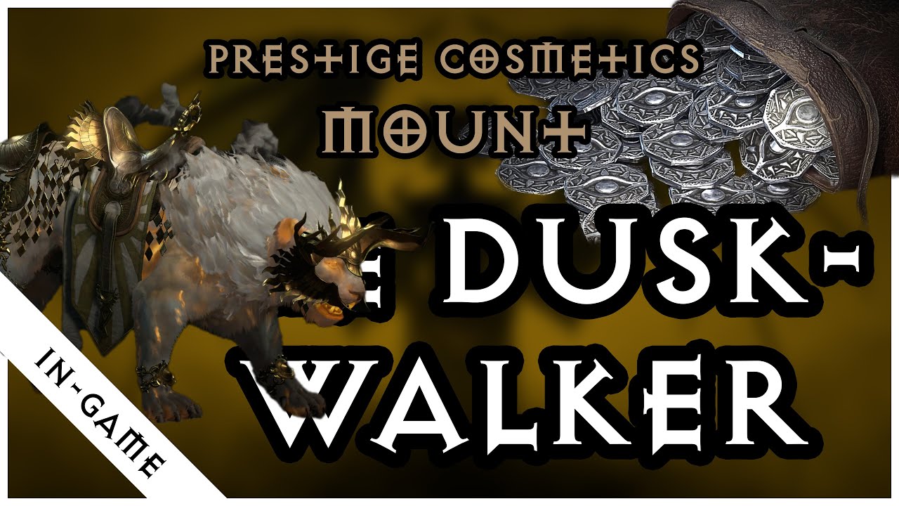 The Duskwalker | Diablo IV Cosmetics (Mount) | In-Game (4K) | 2,500 ...