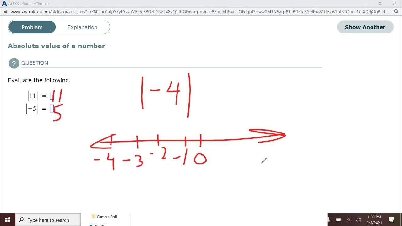 Algebra 1-Absolute Value, Real Numbers, Variables - YouTube
