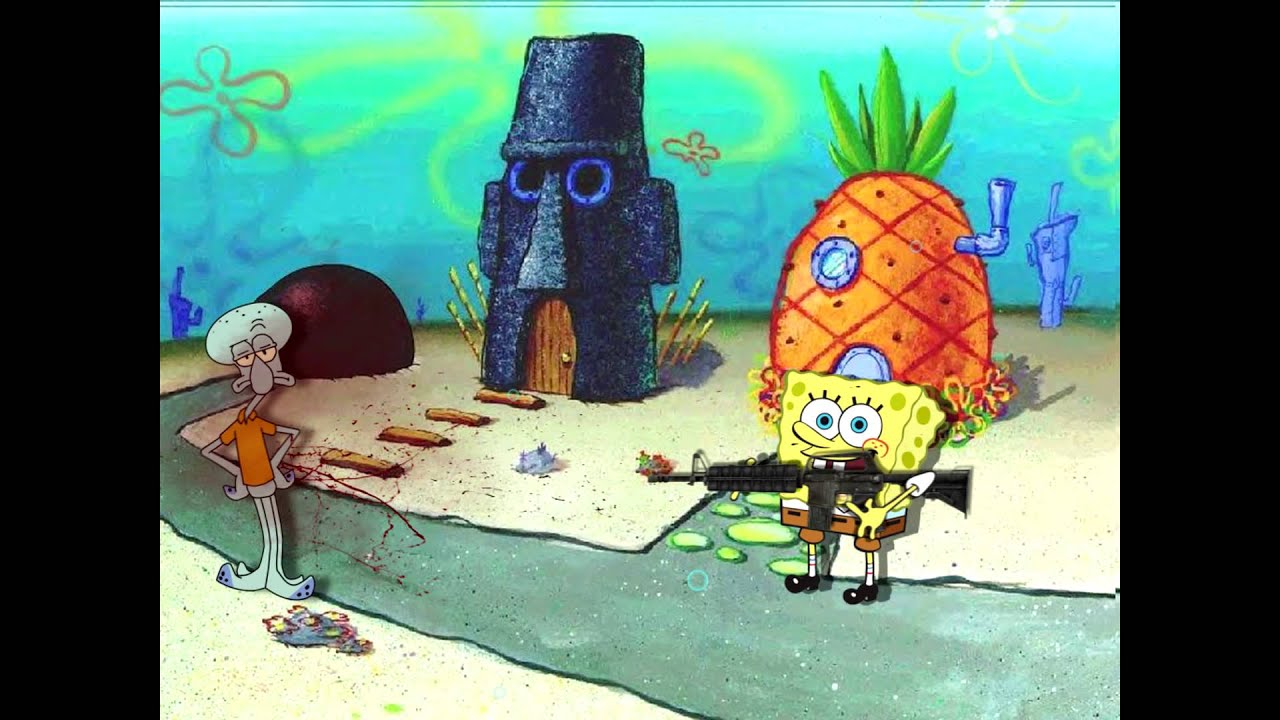Spongebob kills squidward - YouTube