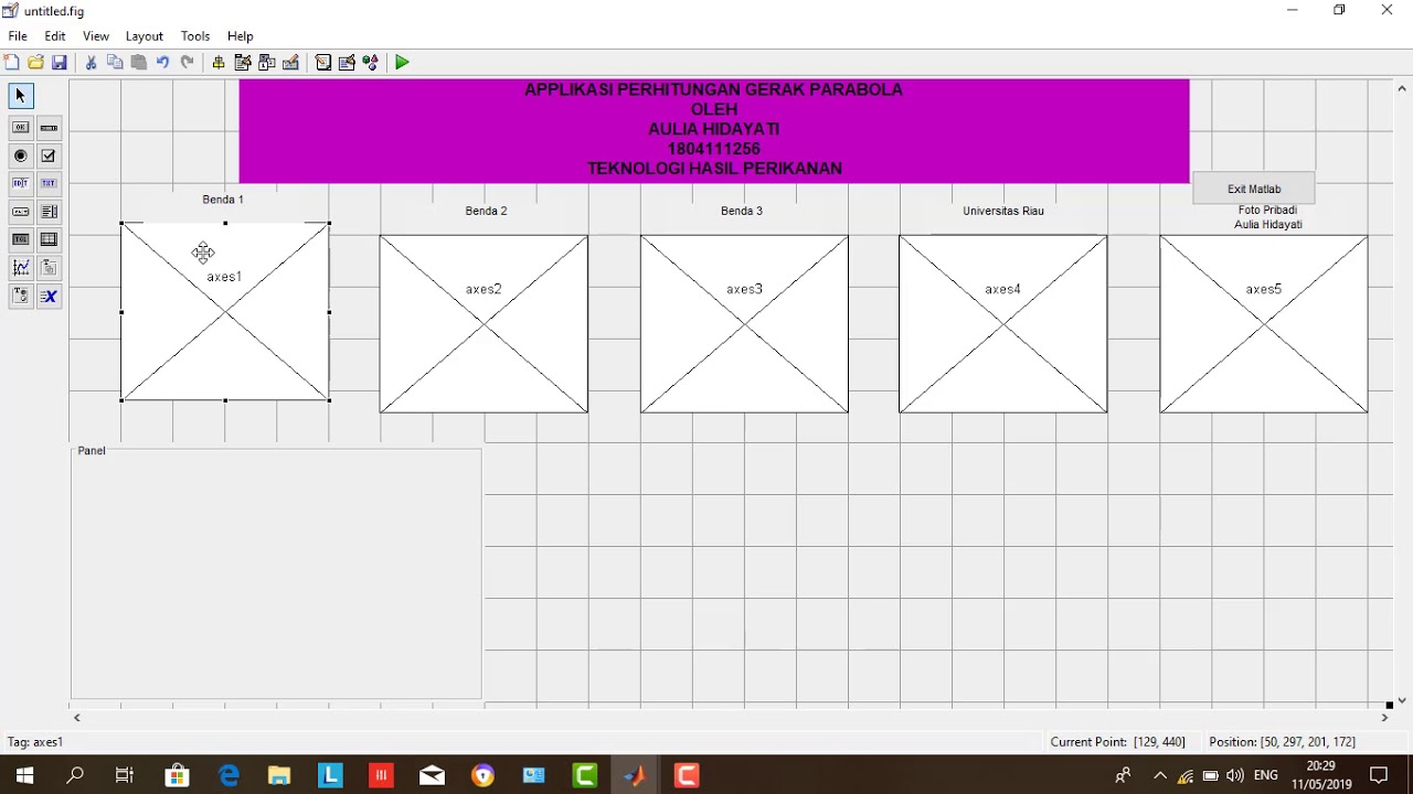 TUTORIAL PERHITUNGAN GERAK PARABOLA MENGGUNAKAN MATLAB - YouTube