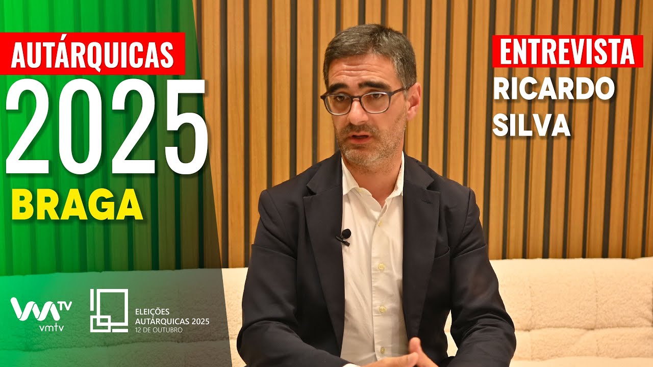 AUTÁRQUICAS 2025 DE BRAGA - ENTREVISTA A RICARDO SILVA | AMAR E SERVIR BRAGA - YouTube